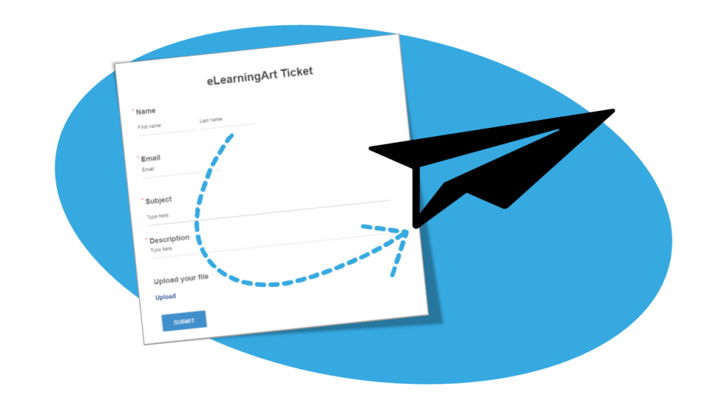 Contact eLearningArt via email, chat, support tickets, or knowledge base