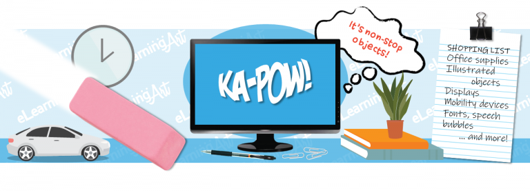 eLearning Cut Out Objects - Screens, Paper, Illustrations, and More