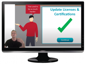 Software training eLearning example - Interactive Use-case approach